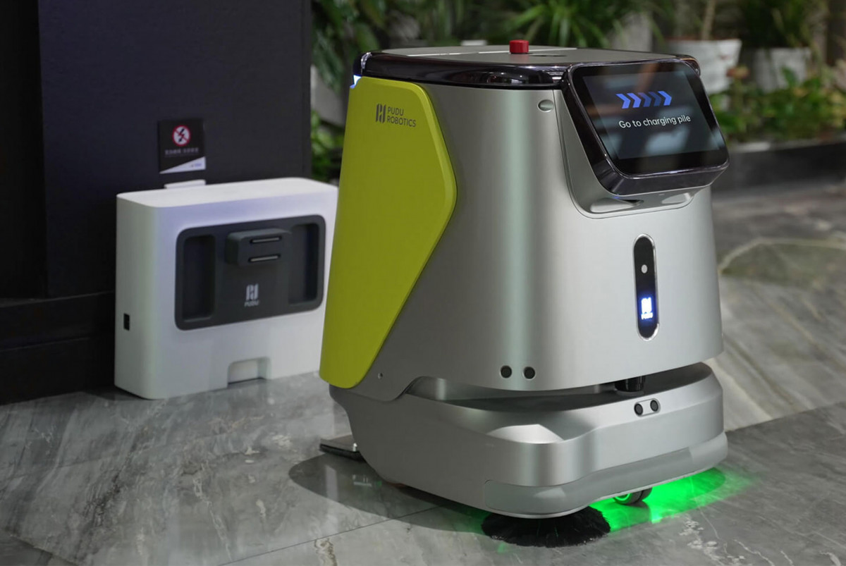 PUDU CC1 - Intelligenter Industrie-Reinigungsroboter - Pudu Robotics